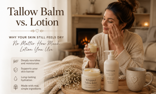 Tallow Balm vs Lotion: Why Your Skin Still Feels Dry No Matter How Muc